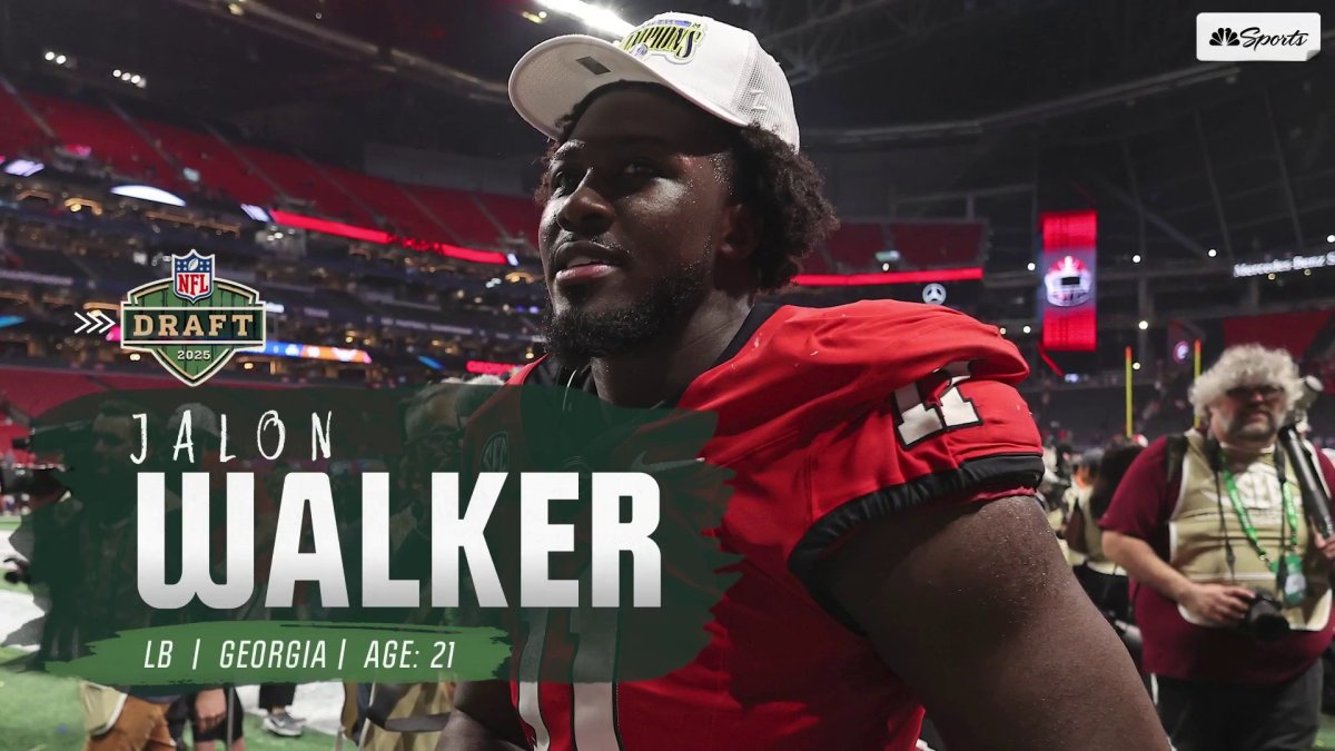 2025 NFL Draft Highlights: Jalon Walker | LB | Georgia – NBC Sports Boston