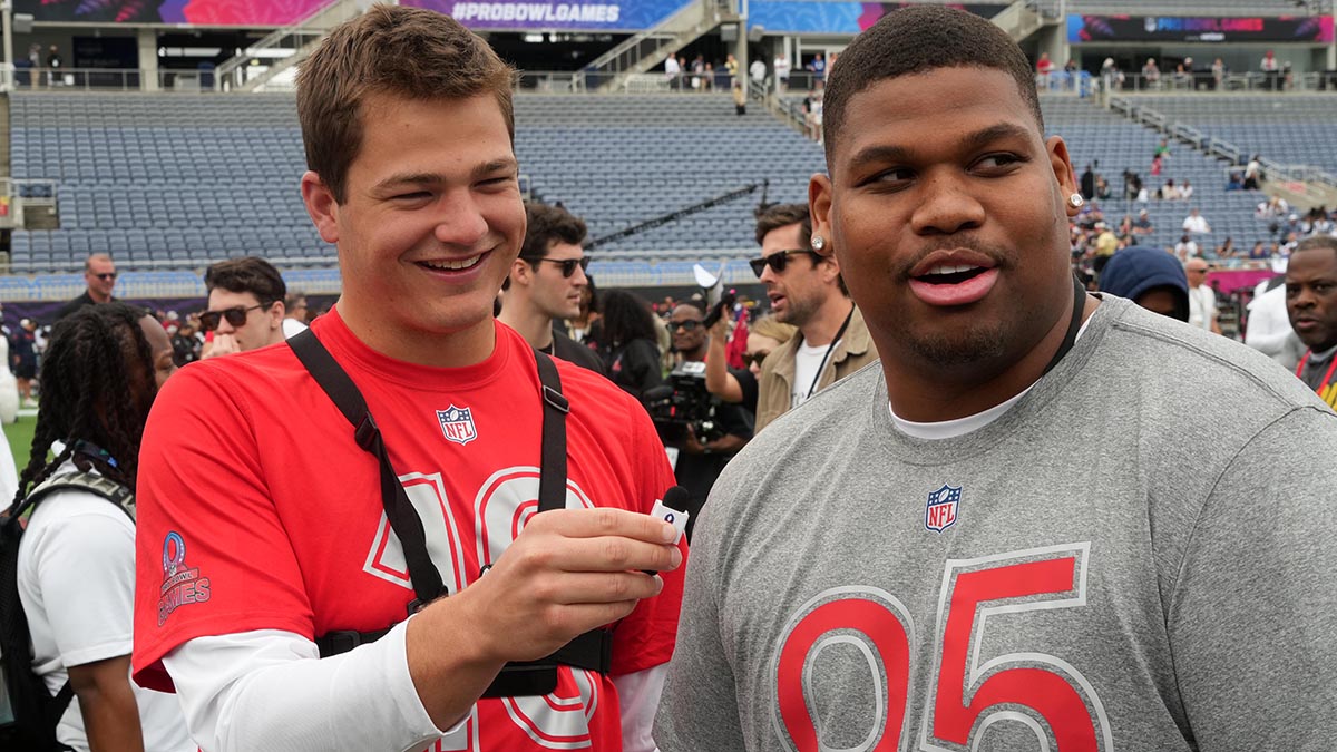 Kyle Van Noy describes what Drake Maye was like at Pro Bowl – NBC ...