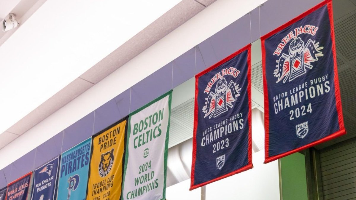 Massport raises banners at Logan Airport honoring Free Jacks’ 2023 and ...