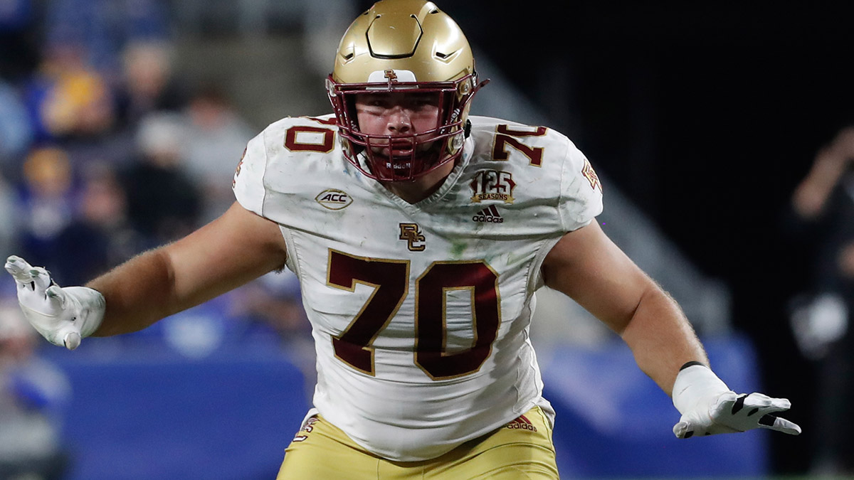 2025 NFL Draft: Patriots scout Ozzy Trapilo, Drew Kendall at BC Pro Day ...