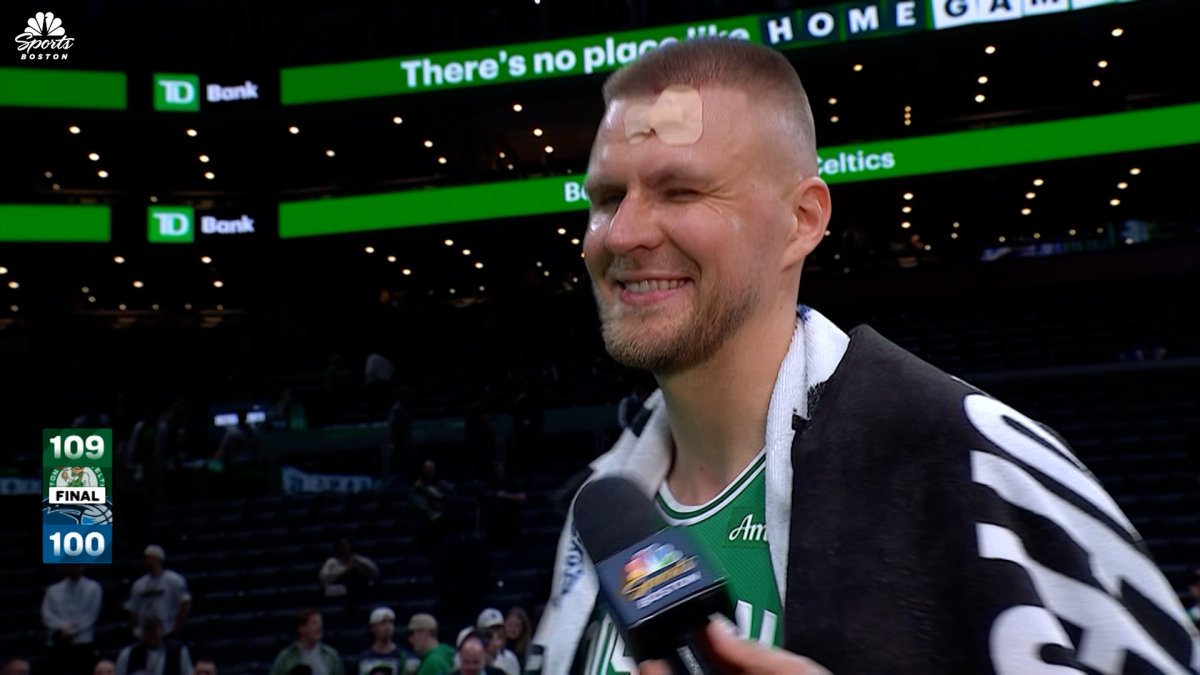 EXCLUSIVE: Porzingis on five stitches vs. Magic: Whatever it takes ...