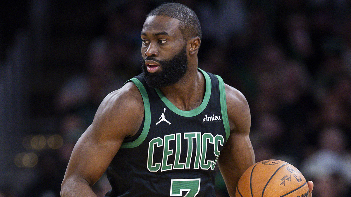 Jaylen Brown shares knee injury update as NBA playoffs loom – NBC Sports Boston