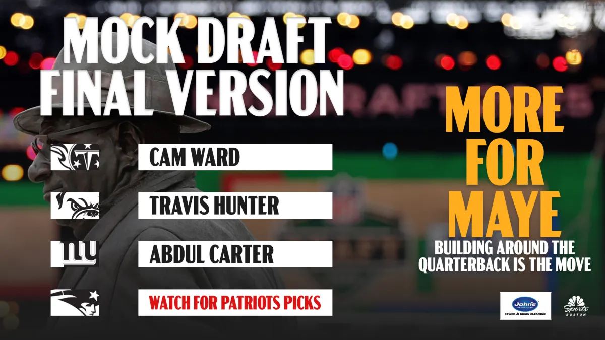 Phil Perry’s Final Mock Draft: Pats take ‘best available’ at No. 4 ...