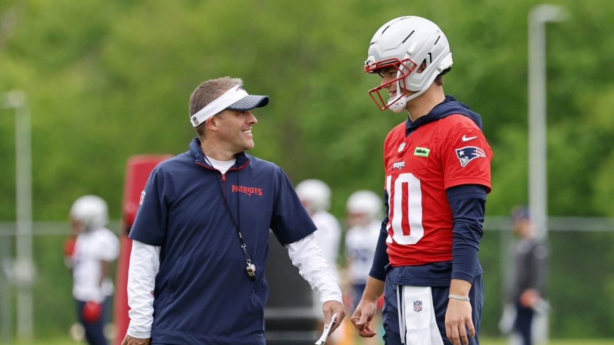 Patriots OTA takeaways: Drake Maye struggles; Mike Vrabel brings the intensity – NBC Sports Boston