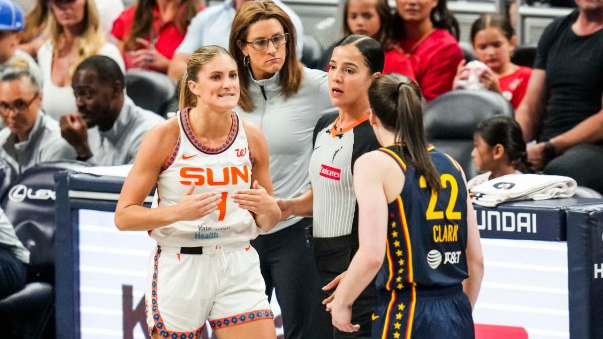 Caitlin Clark involved in multiple scuffles vs. Connecticut Sun – NBC ...