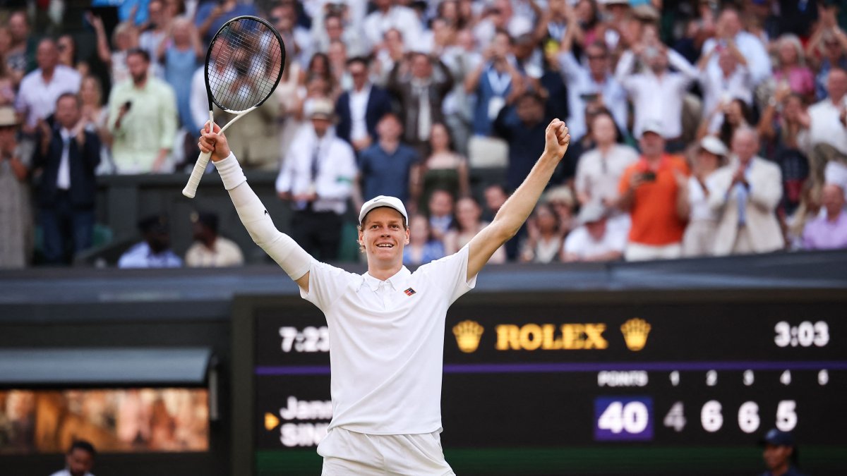 Jannik Sinner wins 2025 Wimbledon title over Carlos Alcaraz – NBC ... Jannik Sinner wins 2025 Wimbledon title over Carlos Alcaraz – NBC ...