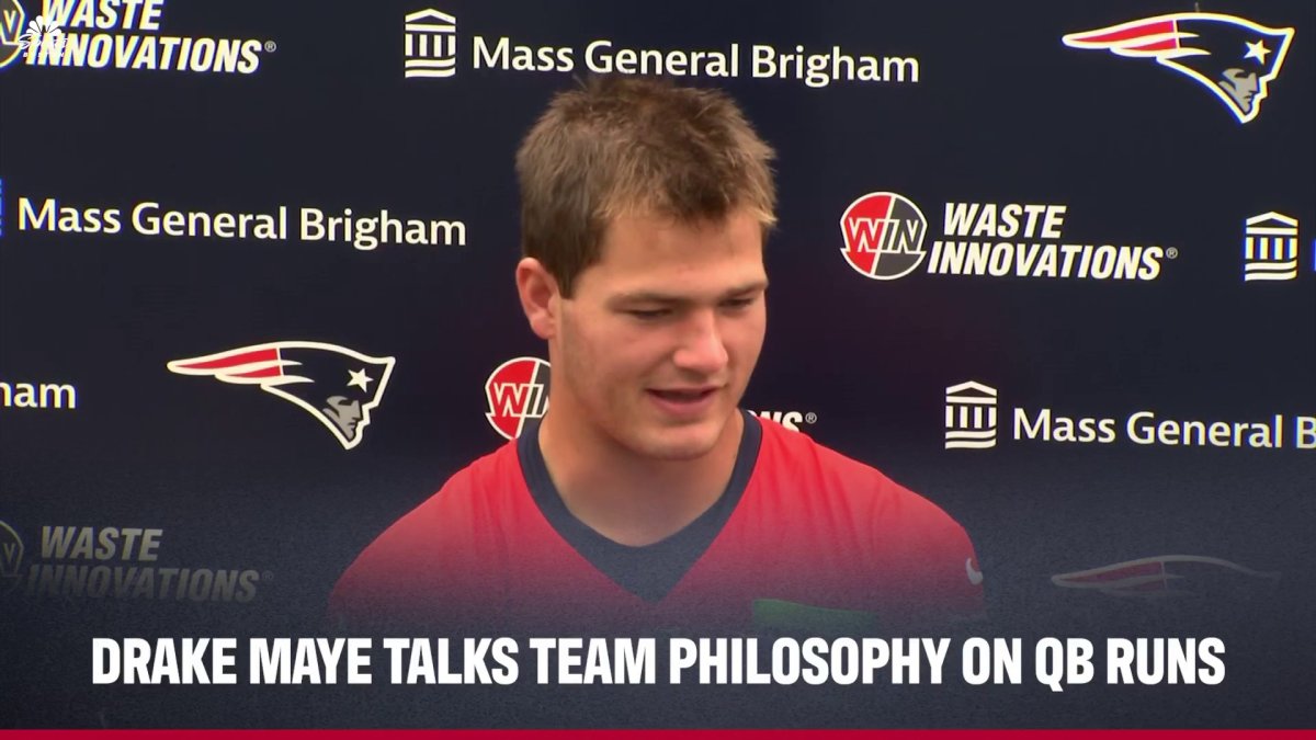 Maye talks finding the balance with QB runs in McDaniels’ offense – NBC ...