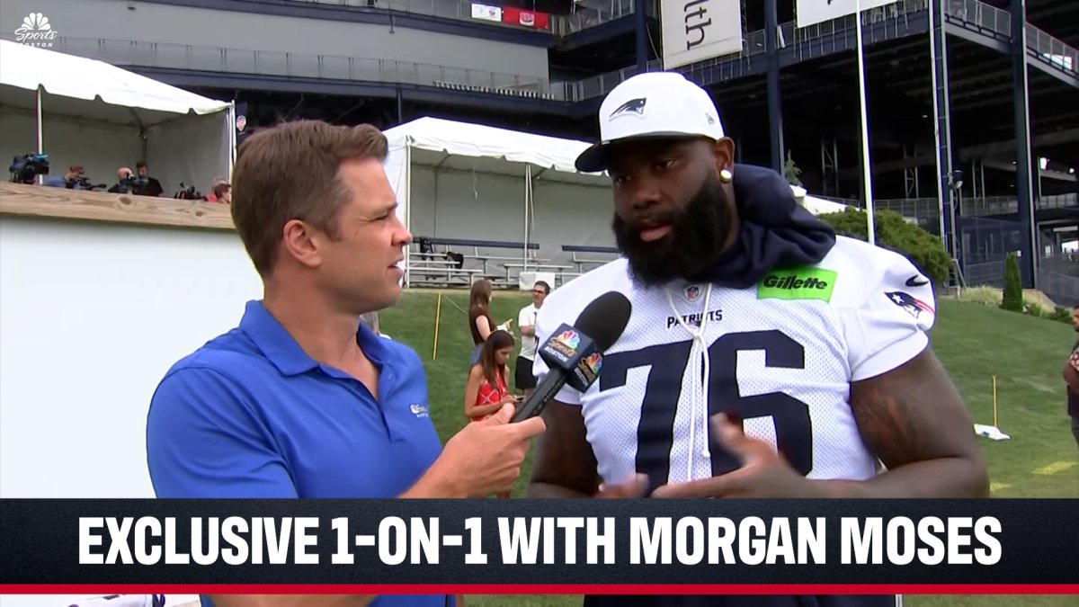 EXCLUSIVE: Morgan Moses talks first camp with Pats, working with ...