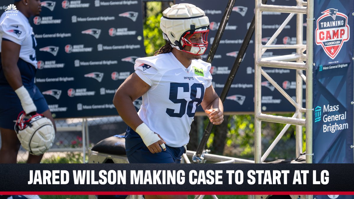 Rookie OG Jared Wilson making case to start over Cole Strange – NBC ...