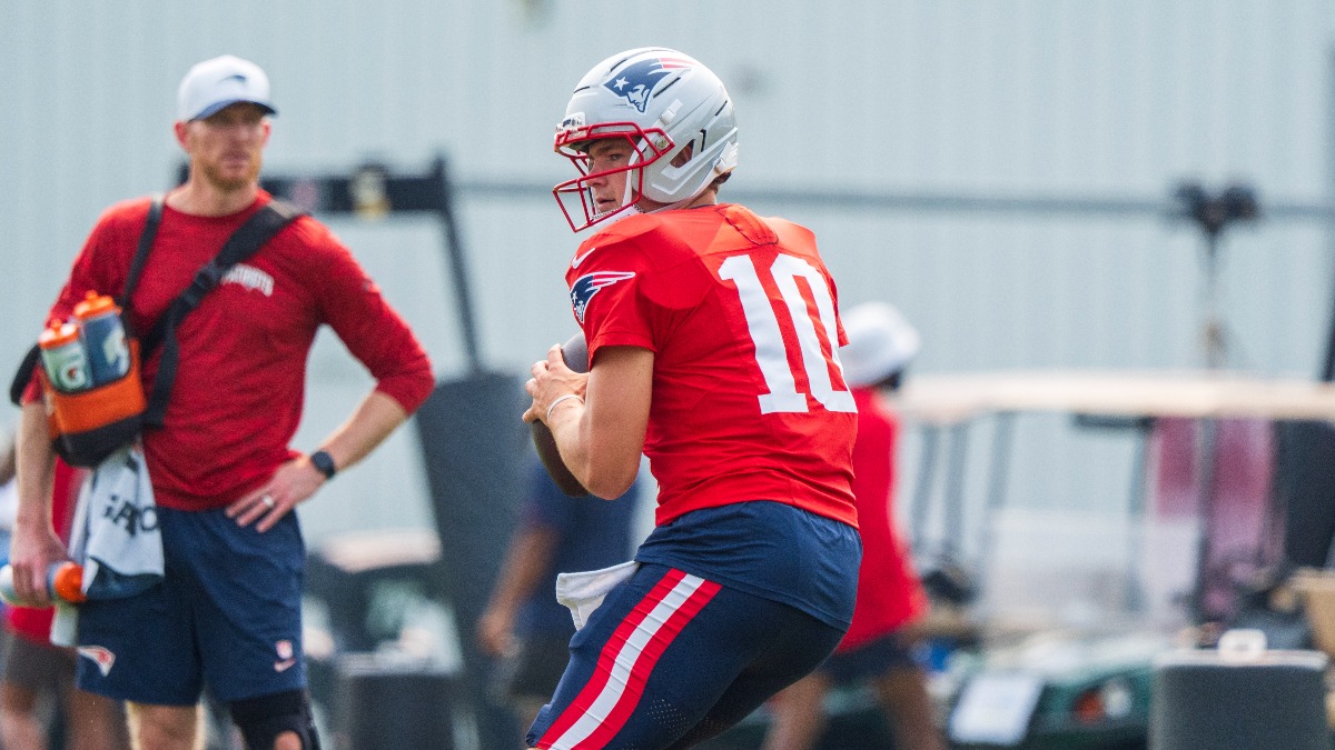 Drake Maye Watch: Patriots QB forms TreVeyon Henderson connection – NBC ...