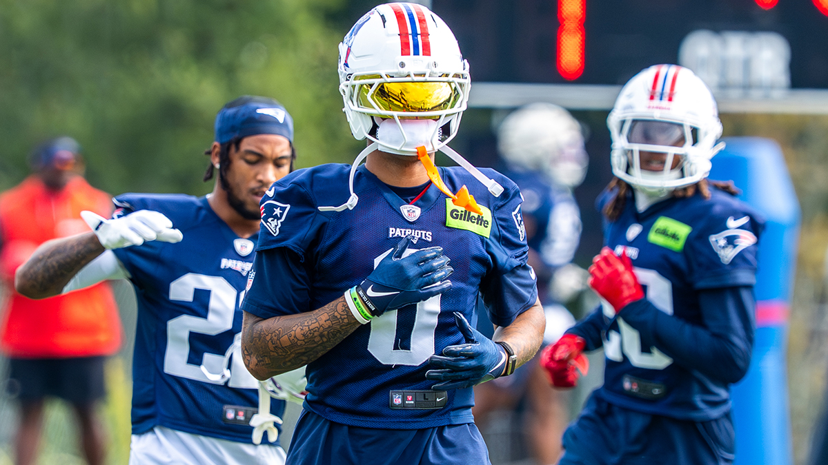 Christian Gonzalez returns to Patriots practice; Week 3 status unclear ...