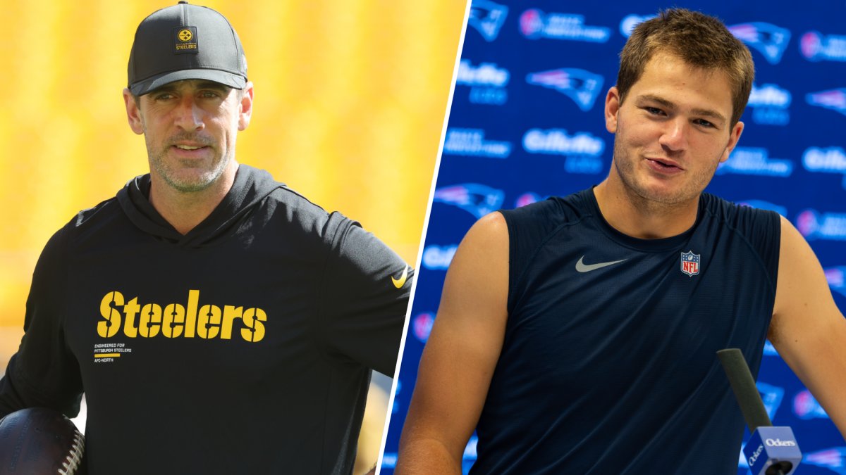 Drake Maye gushes over Aaron Rodgers ahead of Patriots-Steelers – NBC ...