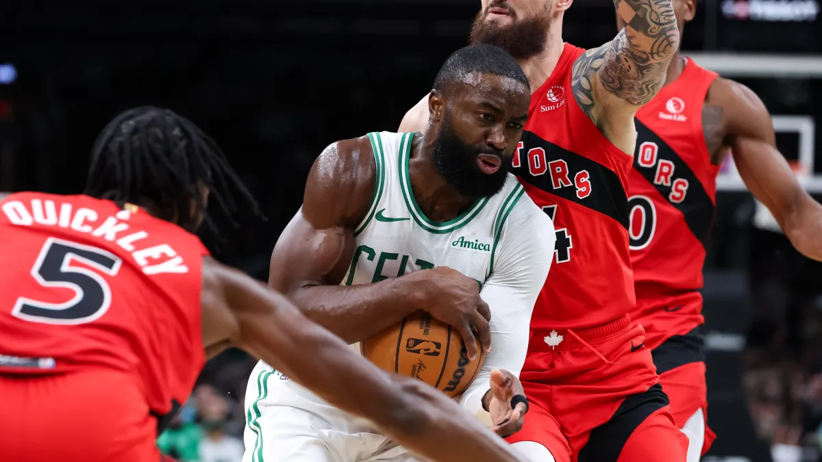 Jaylen Brown will ‘be OK’ despite hamstring injury, Joe Mazzulla says ...