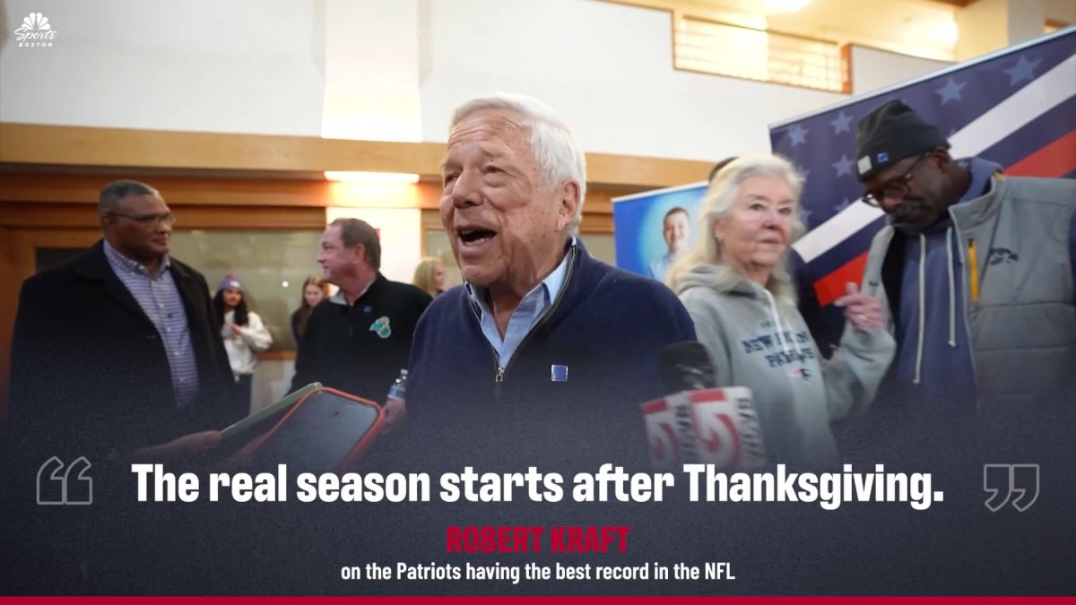 Kraft on Patriots’ success: “The real season starts after Thanksgiving ...