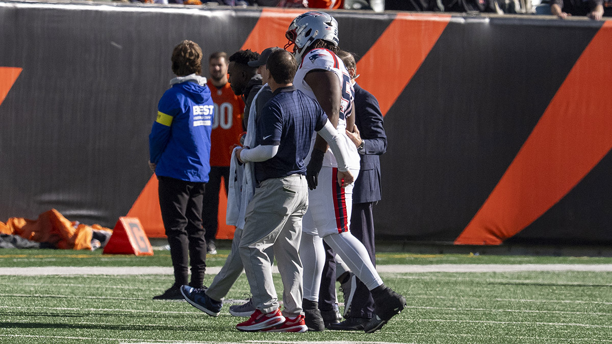 Patriots OL Jared Wilson ‘week-to-week’ with high ankle sprain: Report ...