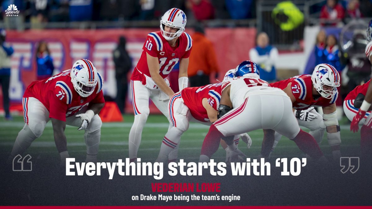 Vederian Lowe: ‘Everything starts with Drake Maye’ – NBC Sports Boston