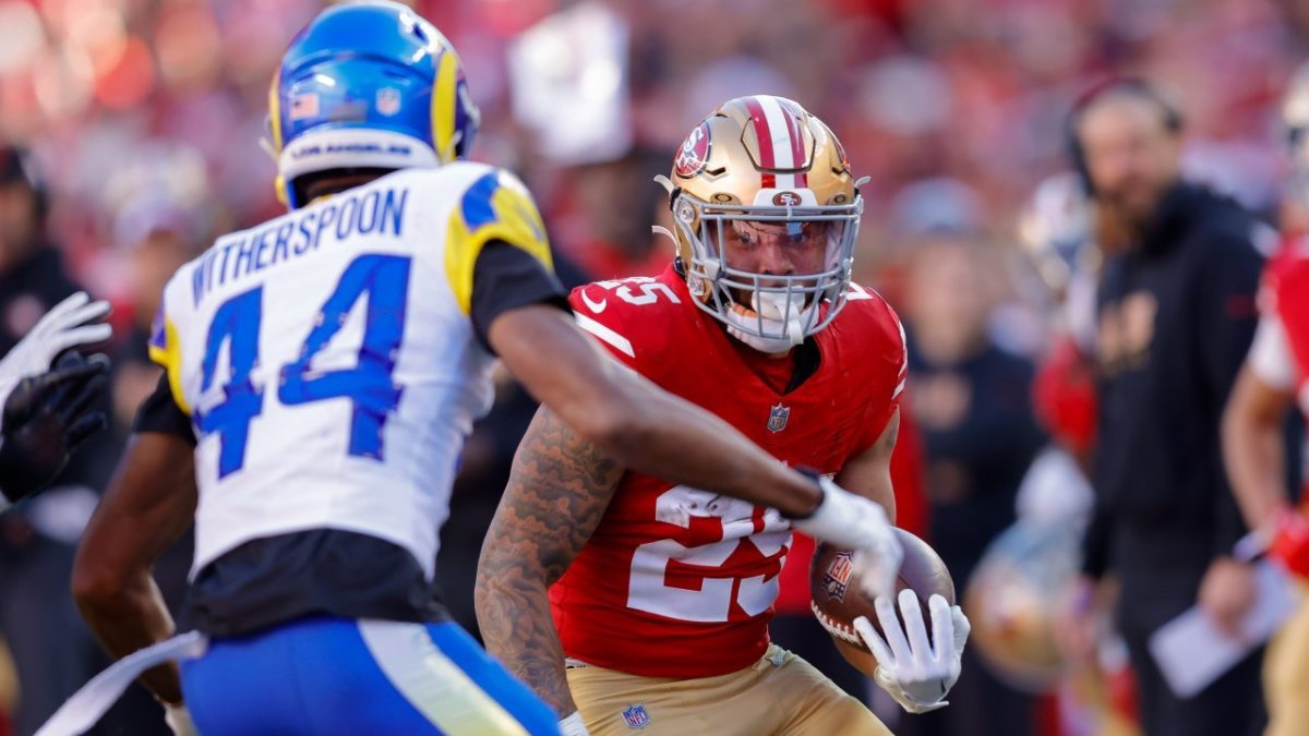 Patriots sign RB Elijah Mitchell after TreVeyon Henderson injury – NBC ...