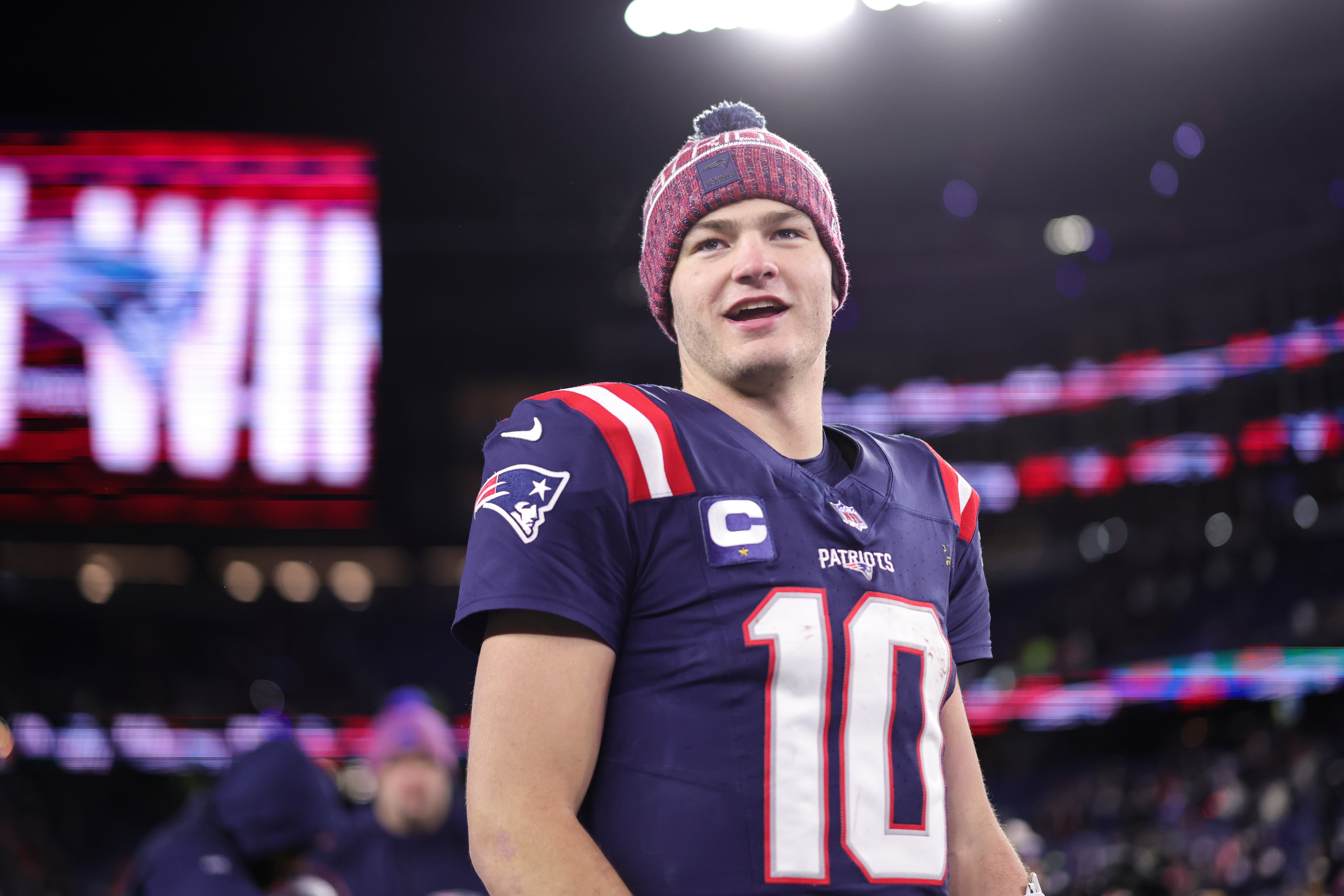 Why Joe Buck sees shades of Peyton Manning in Drake Maye – NBC Sports ...