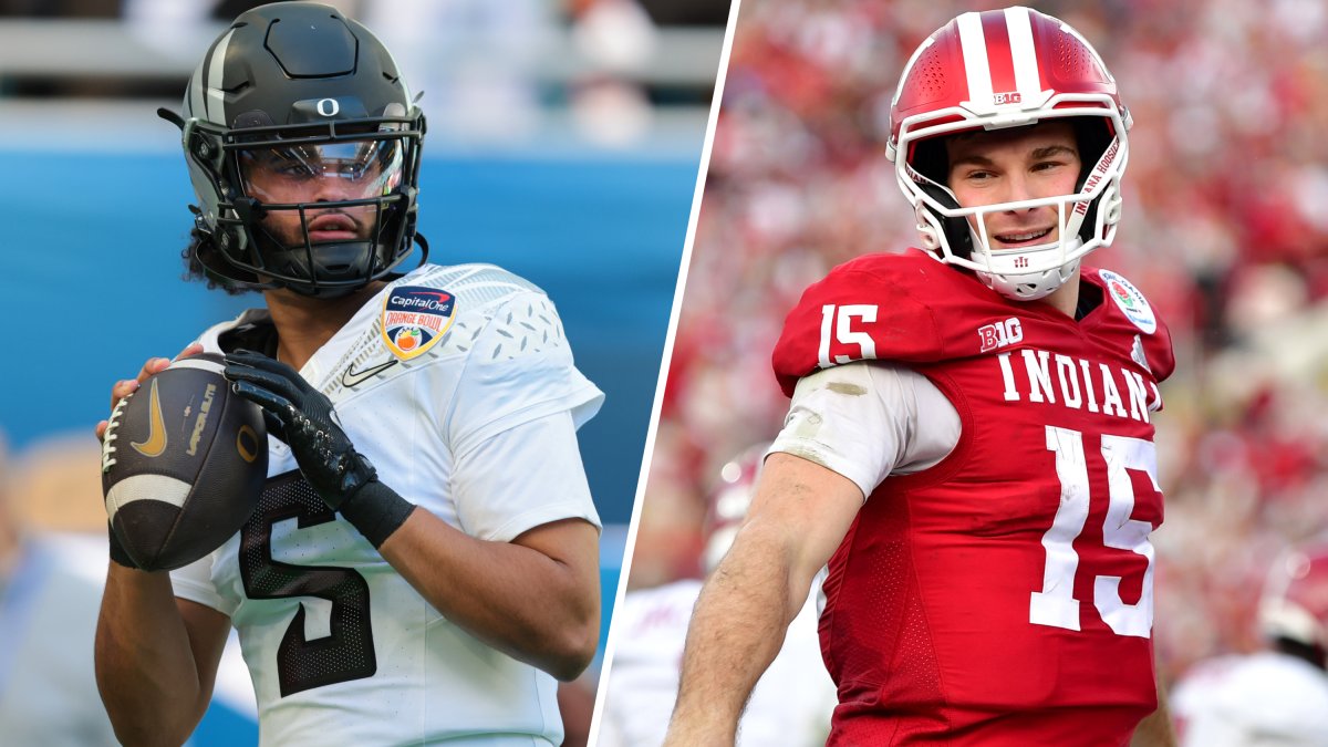 How to watch Oregon vs. Indiana 2026 Peach Bowl in CFP semifinals – NBC ...