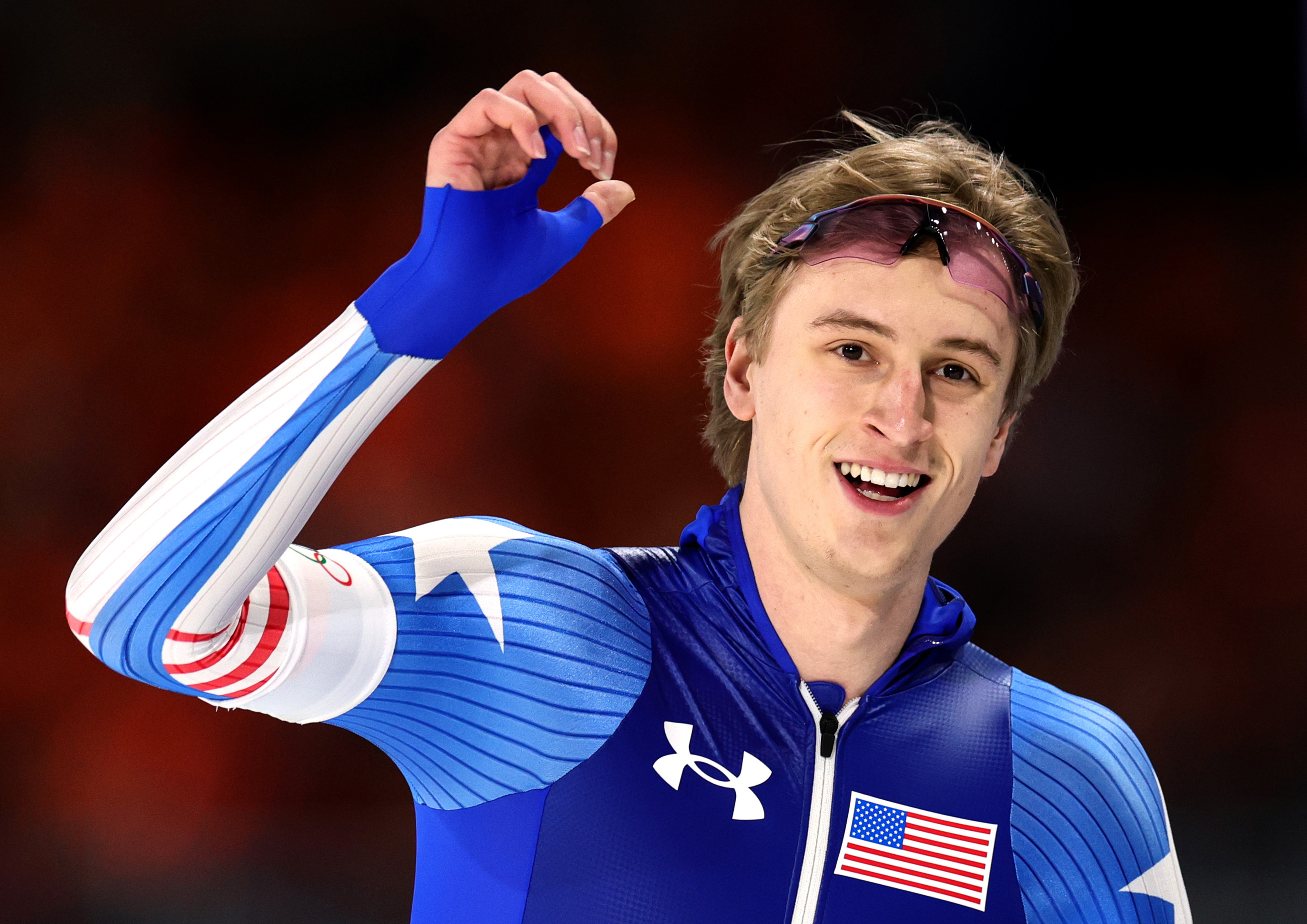Jordan Stolz wins speed skating 500m for second gold medal at Olympics ...