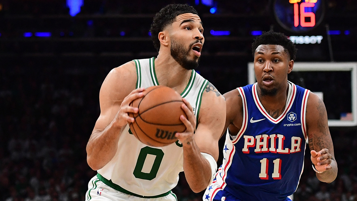 Jayson Tatum is acing his rehab, and more Celtics-76ers Game 1 thoughts ...