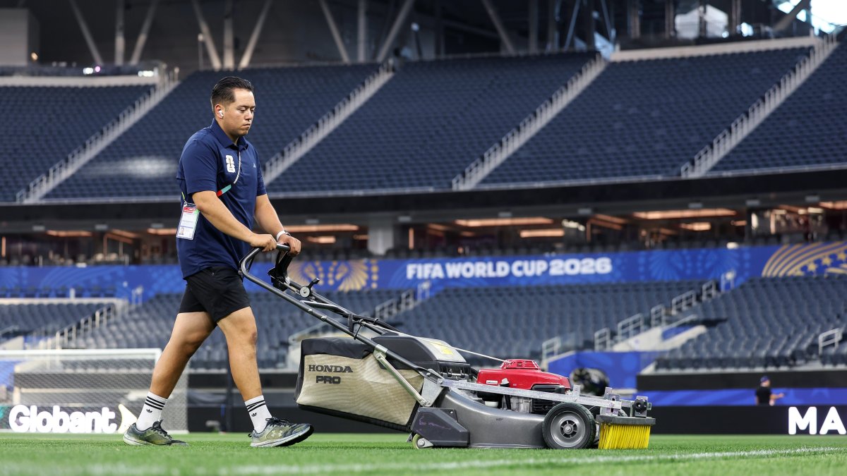 How stadiums transformed turf fields to grass for 2026 World Cup – NBC ...