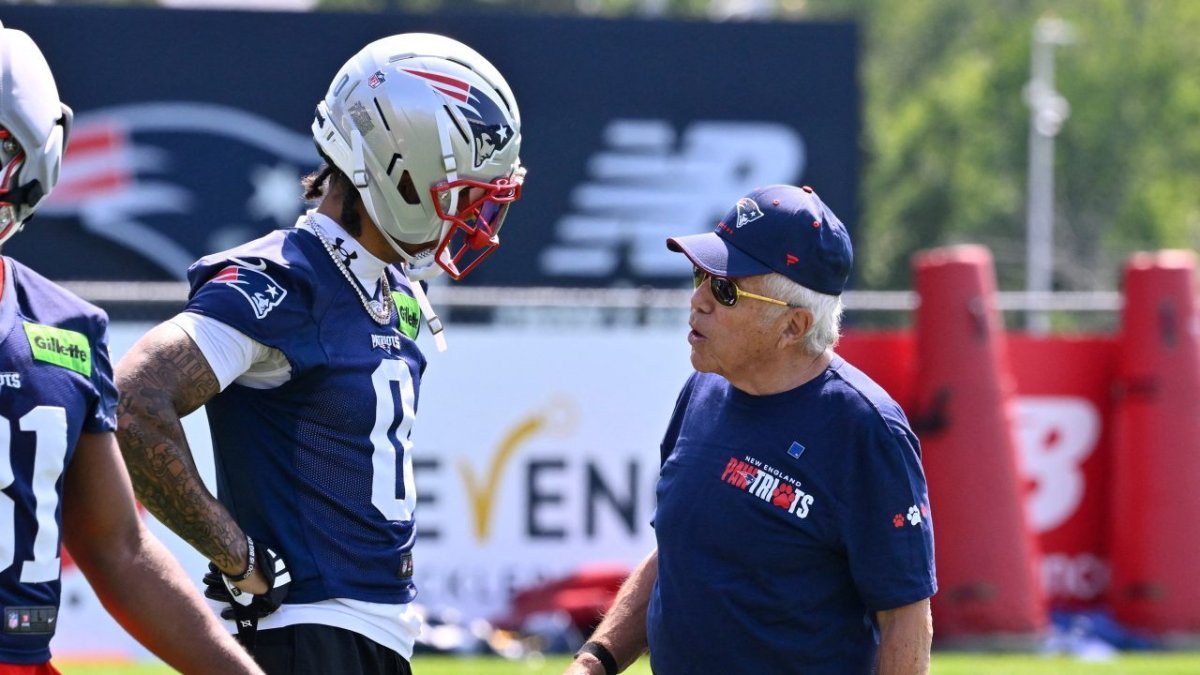 Patriots training camp recap: Robert Kraft talks Christian Gonzalez ...