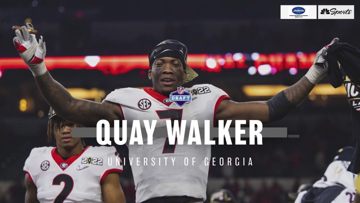 2022 NFL Draft Highlights: Quay Walker – NBC Sports Boston
