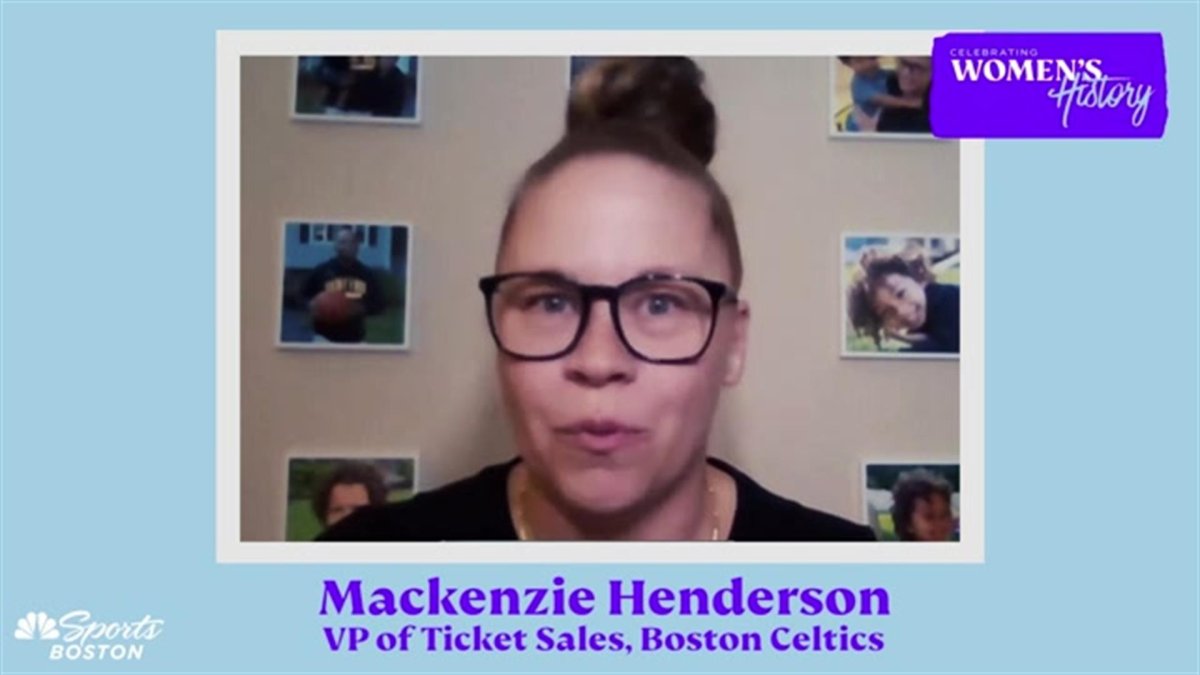 Mackenzie Henderson blazes new path for women at the Celtics ...