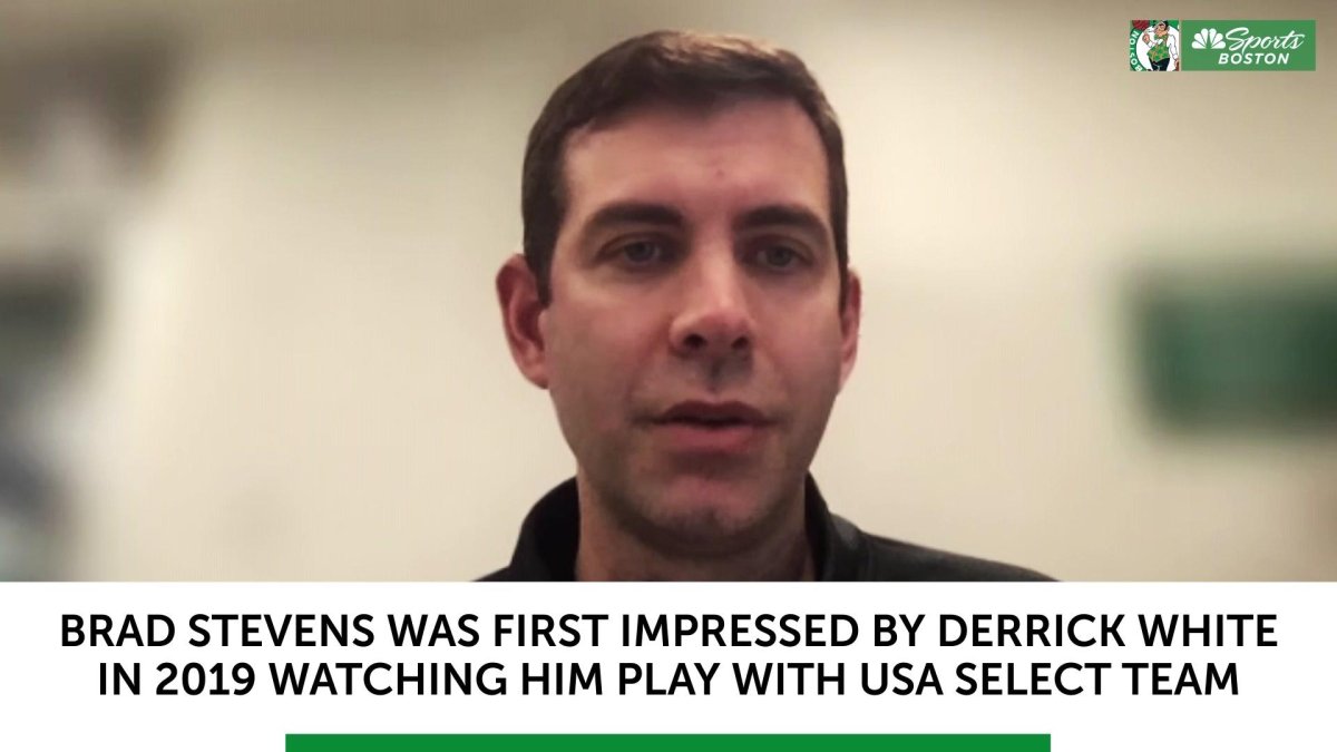 Brad Stevens explains what impresses him the most about Derrick White ... Brad Stevens explains what impresses him the most about Derrick White ...