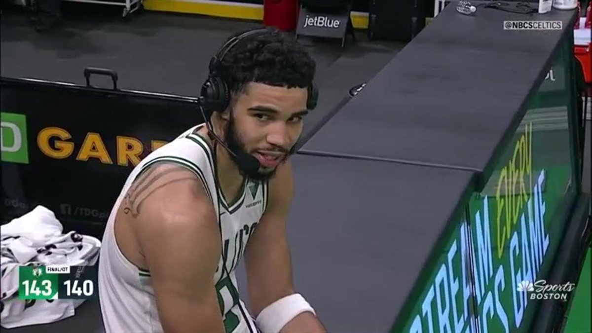 Jayson Tatum talks about his 60 point game – NBC Sports Boston
